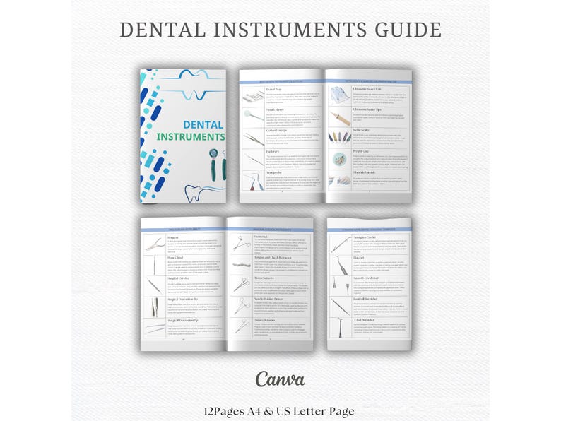 Dental Instruments Guide, Dental Student Resources, Customizable Dental ...
