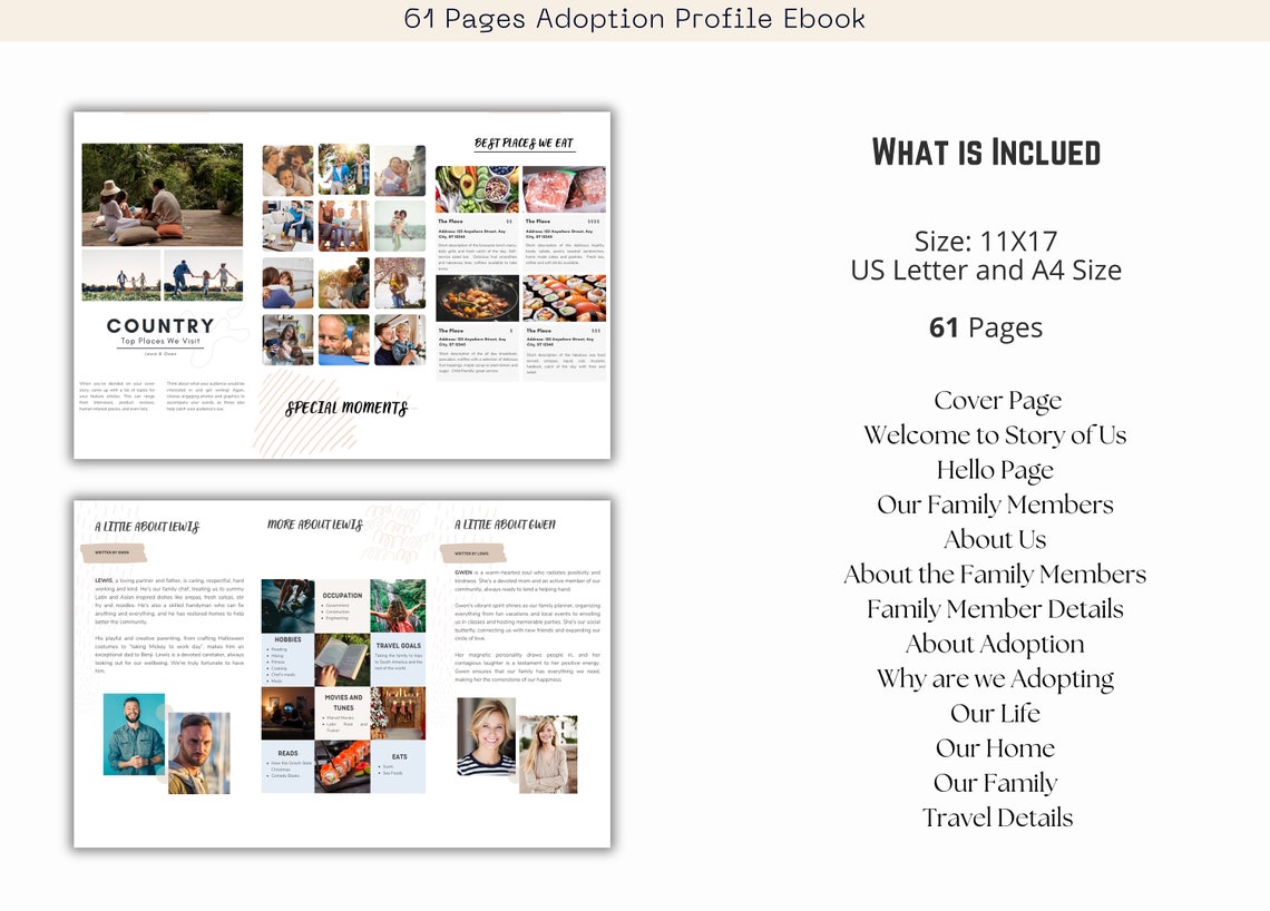 Modern Adoption Profile Template on Canva, Digital Adoption Profile ...