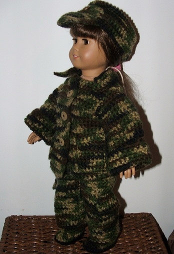 Crochet Pattern-Just Like My Hero-Military | Etsy