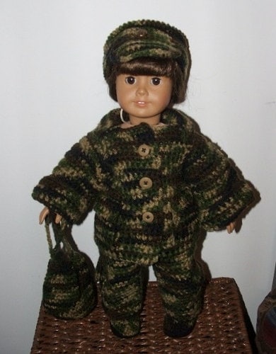 Crochet Pattern-Just Like My Hero-Military | Etsy