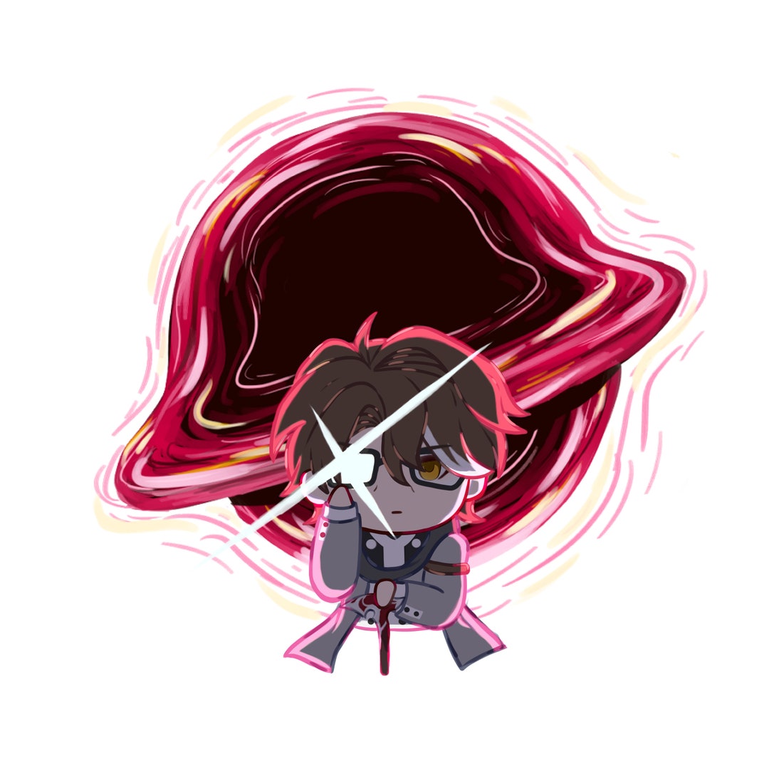 Honkai Star Rail Welt Yang and Black Hole Die Cut Sticker - Etsy