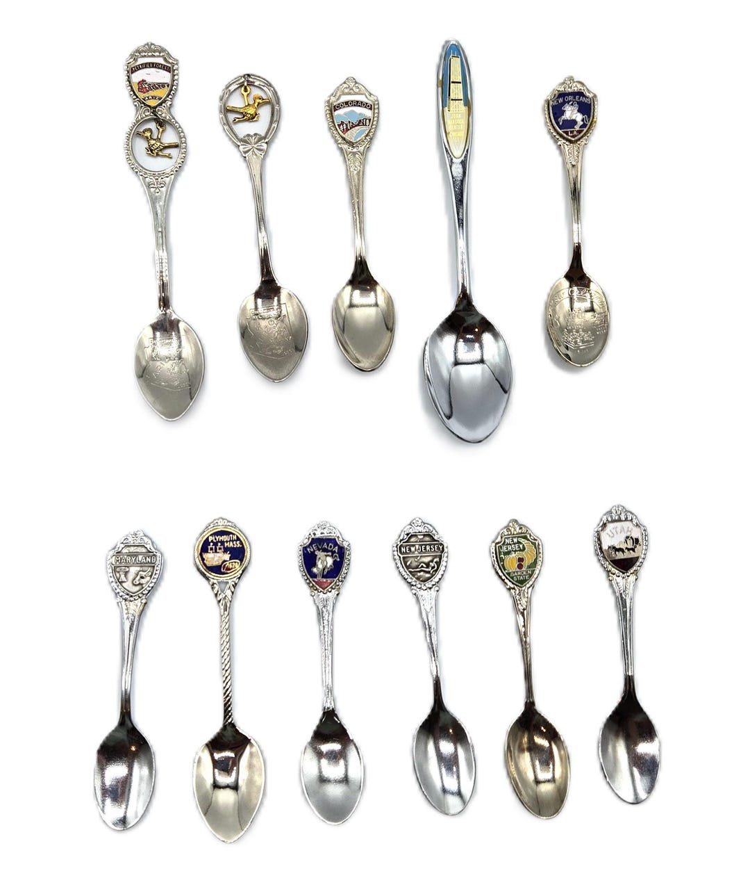 Vintage Souvenir Collector Spoons States and Places - Only 5 Options ...