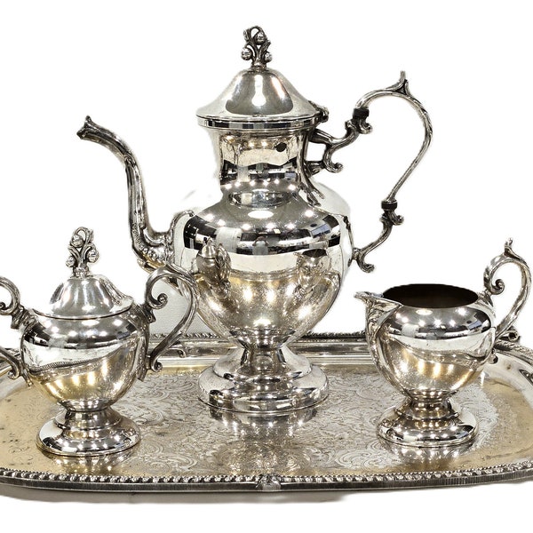 Silver Tea Set - Etsy