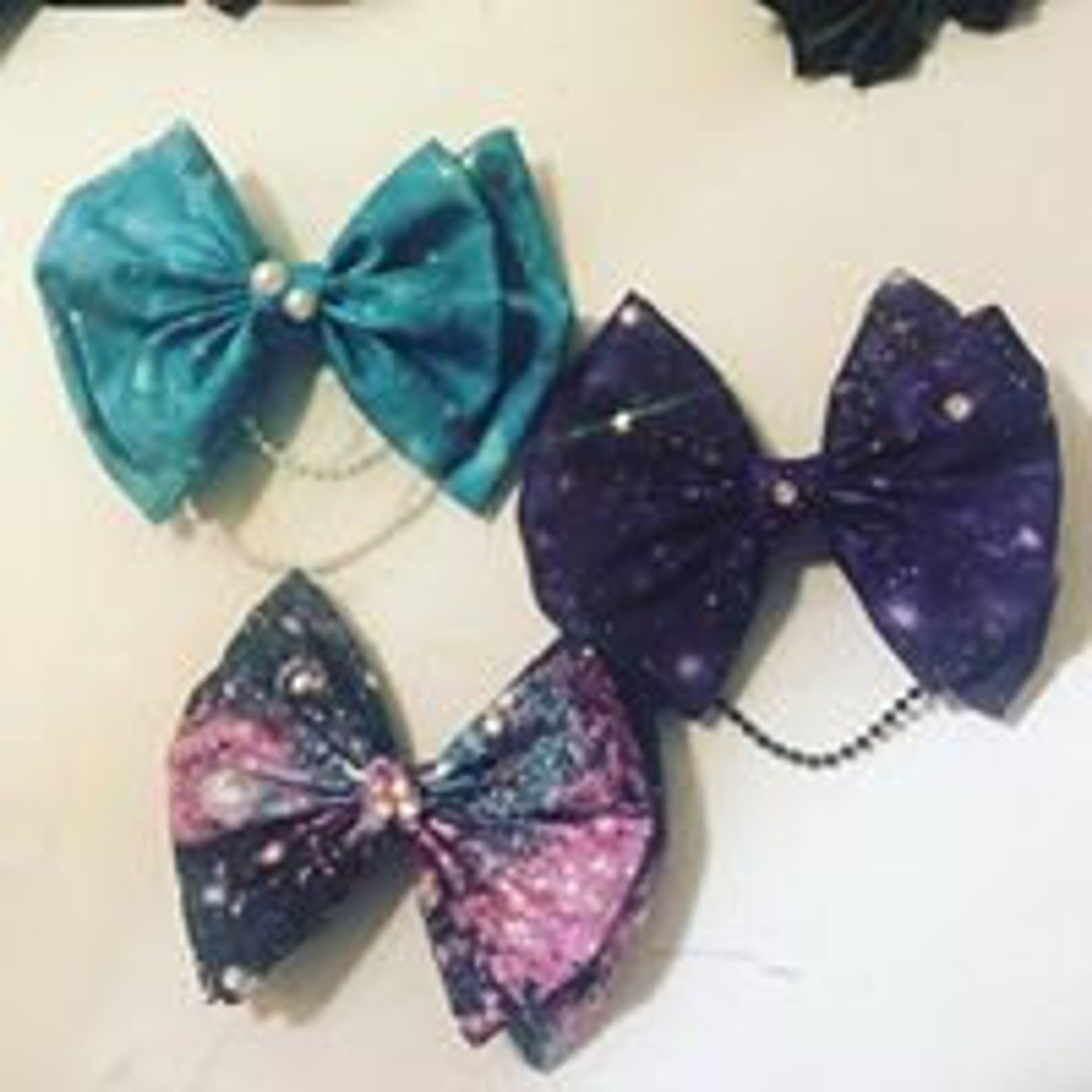 LArge Celestial Hair Bow | Etsy