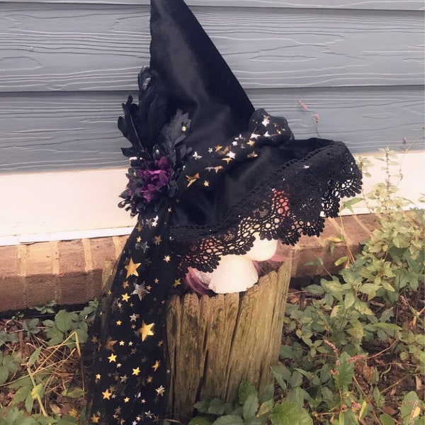 Fancy Witch Hat - Etsy