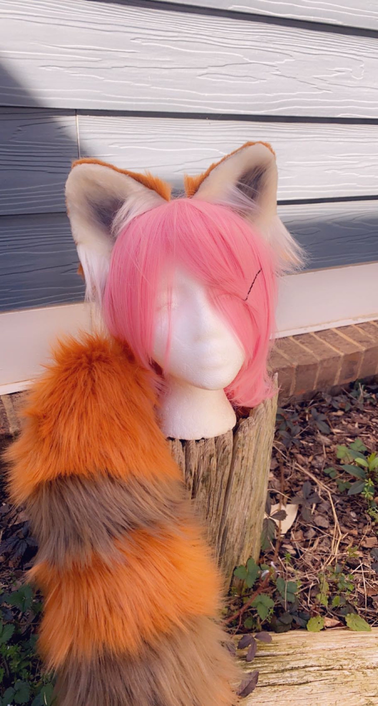 Red Panda Ear and Tail Set - Etsy