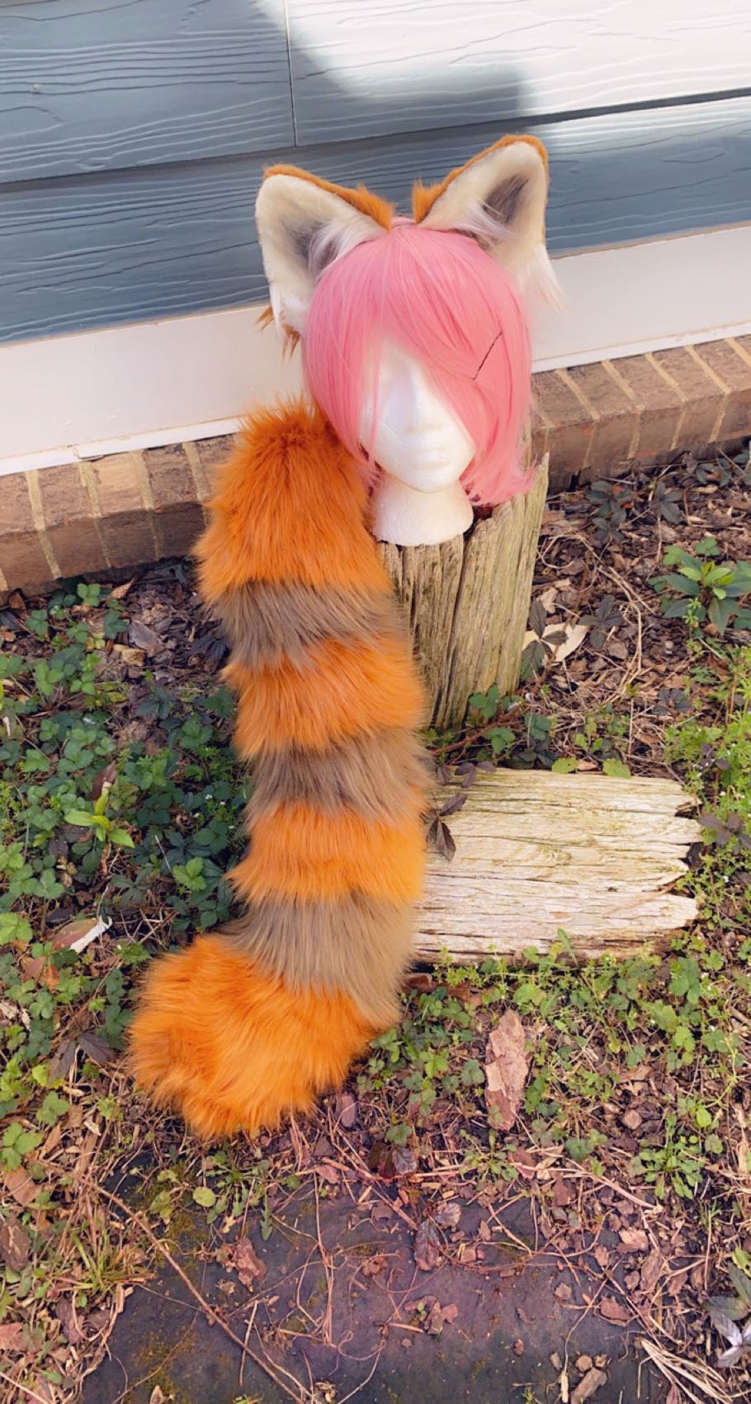 Red Panda Ear and Tail Set - Etsy