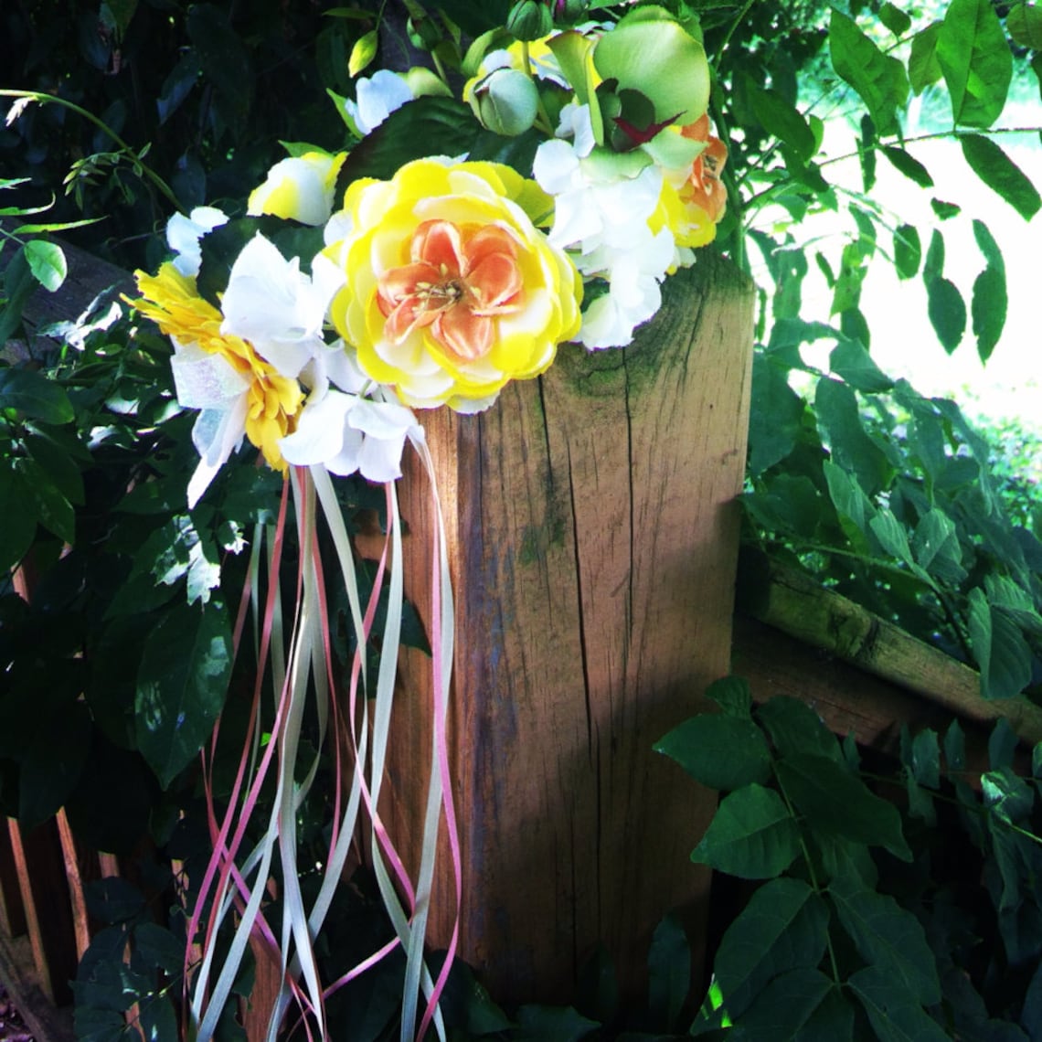 Luna Bella Custom Flower Halo Faun Fawn Fairy - Etsy