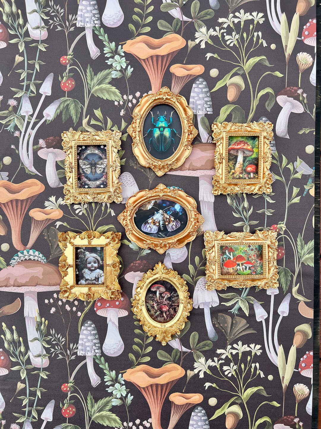 Victorian Cottage Inspired Oddities and Curiosities AI Framed Wall ...