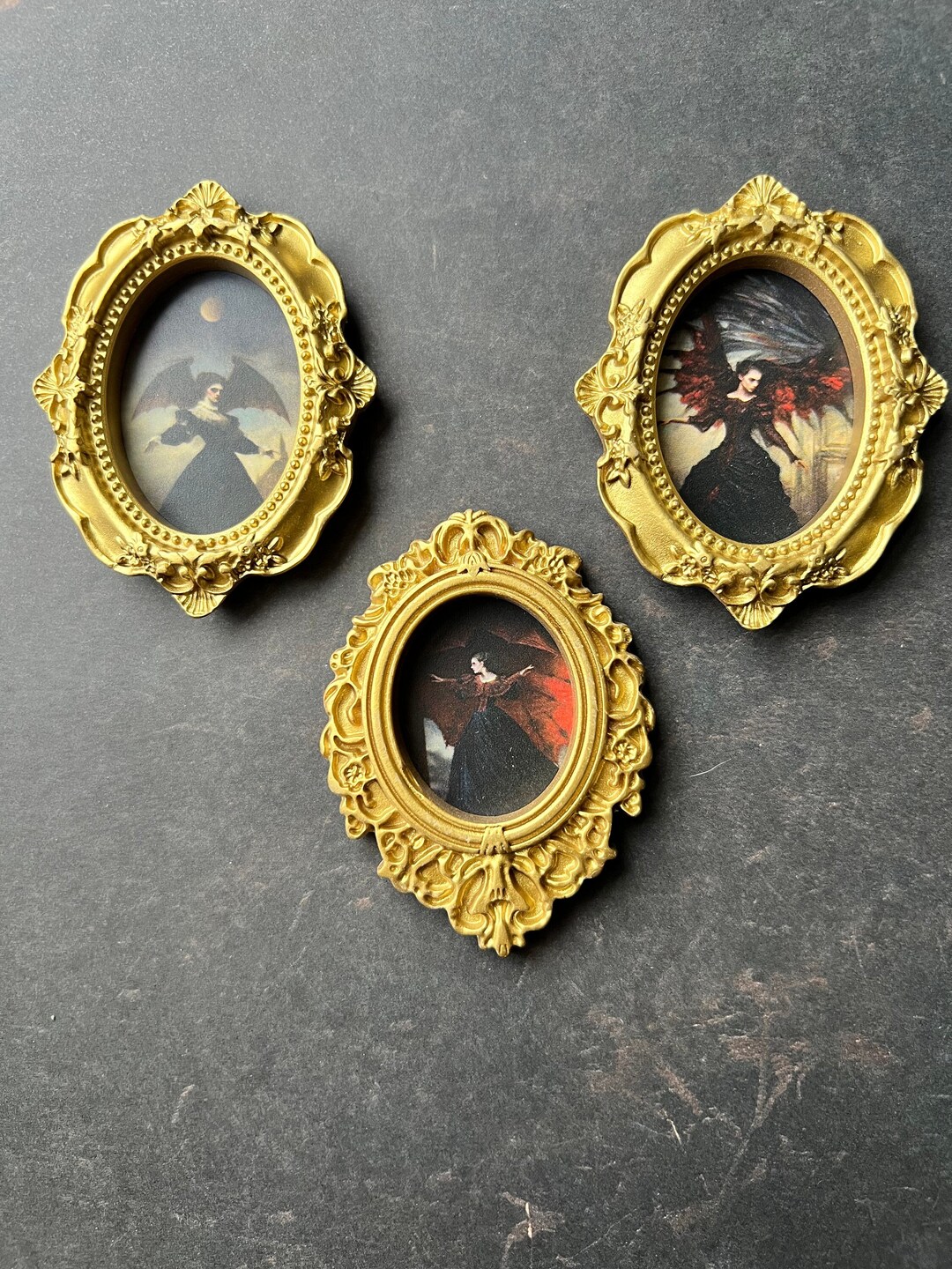 Mini Framed Victorian Vampire Oddities Wall Hang or Magnetic ...