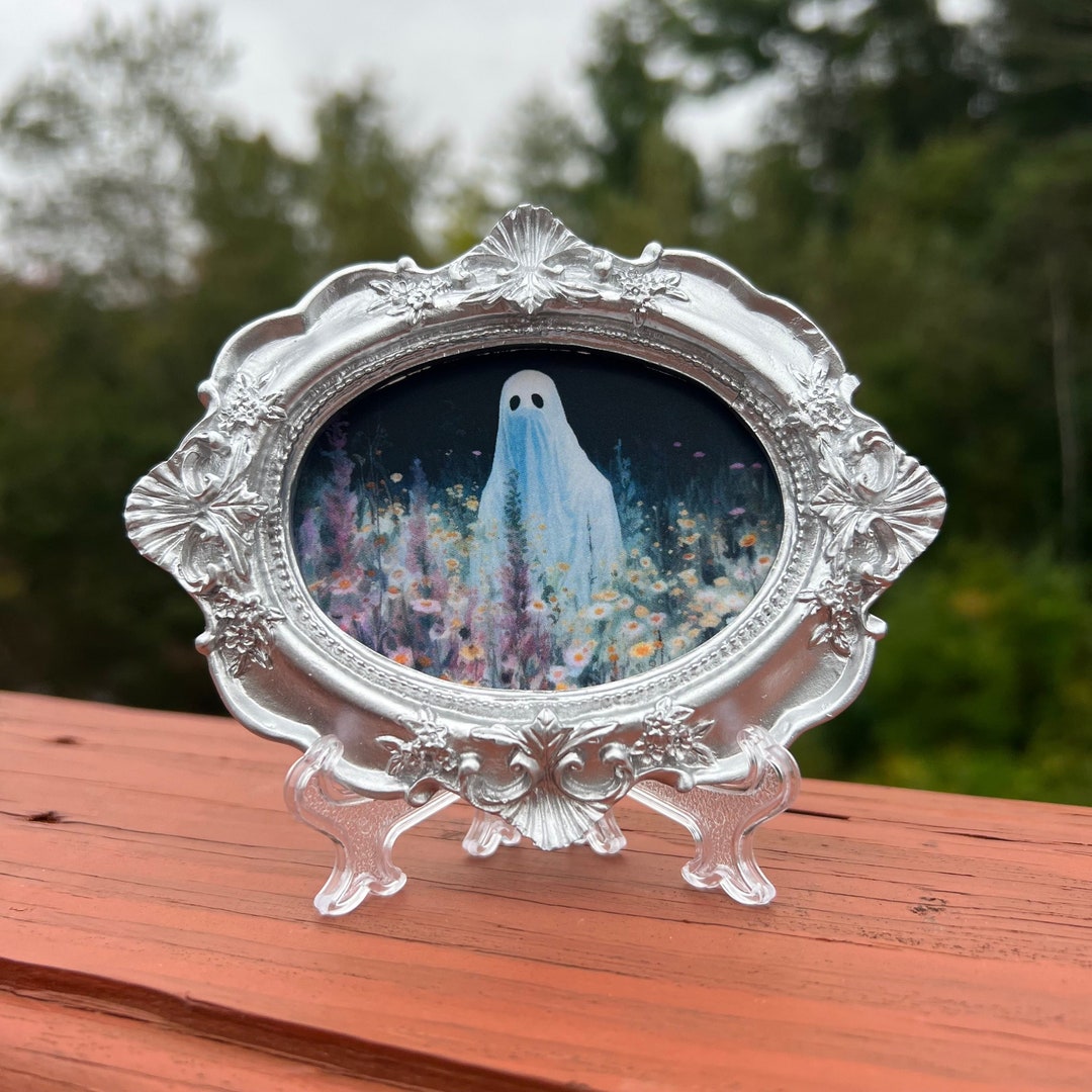 Dying to Smell the Flowers Ghost Oddity Art Halloween Victorian ...
