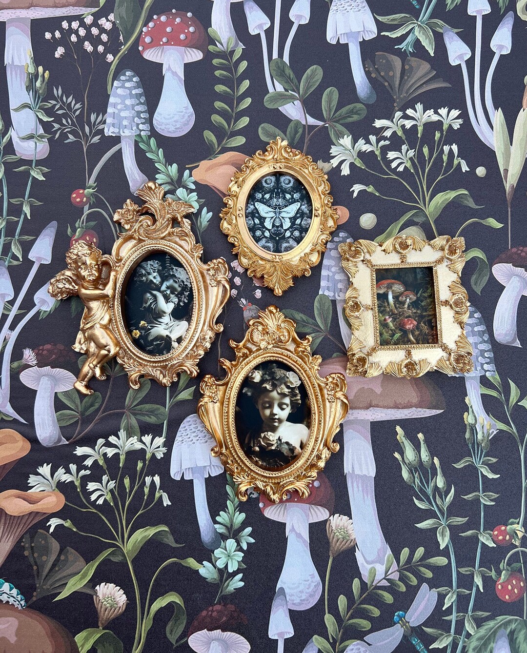 Whimsigoth Oddity Art Goth Victorian Painting Style AI Framed Oddities ...