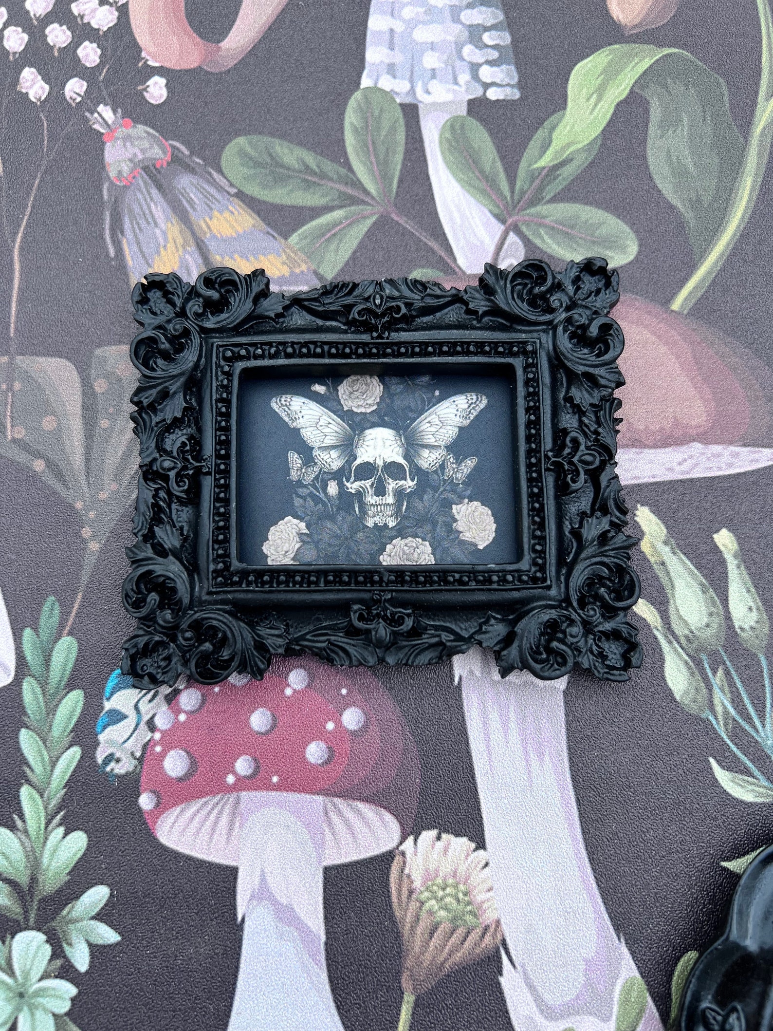 Gothic Wall Art Oddities and Curiosities AI Framed Wall Hanging Dark ...