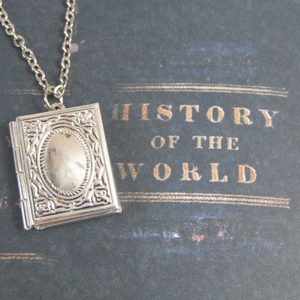 Book Locket - Etsy