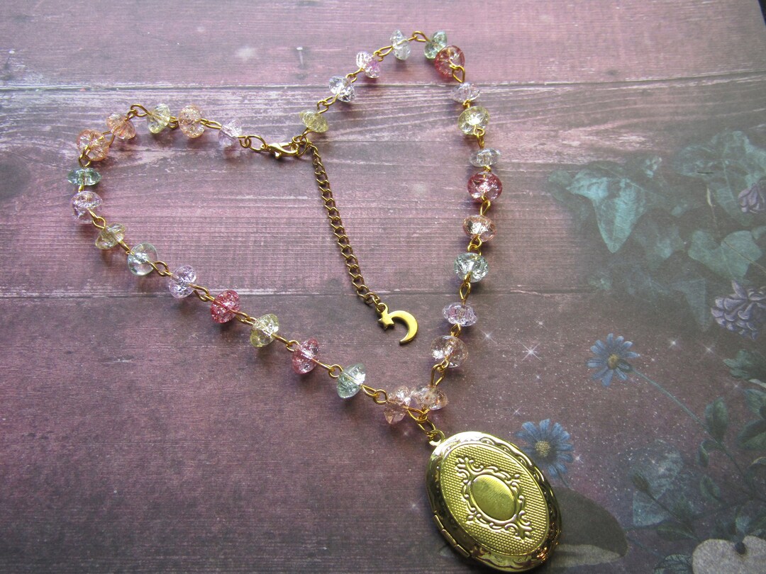 Forest Nymph Playful Cute Photo Locket Handmade Jewelry Comes in a Gift ...