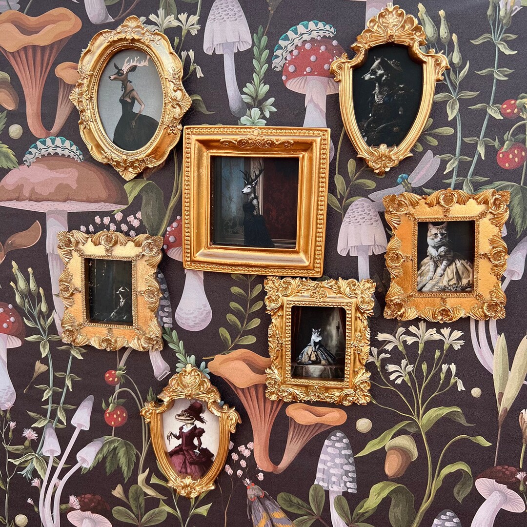 Oddity Art Victorian Animals AI Framed Oddities Wall Hanging or Set on ...