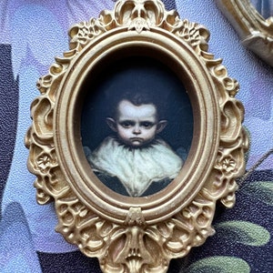 Vampire Child Magnet Oddities Framed Curiosities Unique Gothic Home ...