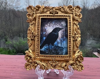 Victorian Style Ornate Framed Whimsical Ghost Oddity Art Framed ...