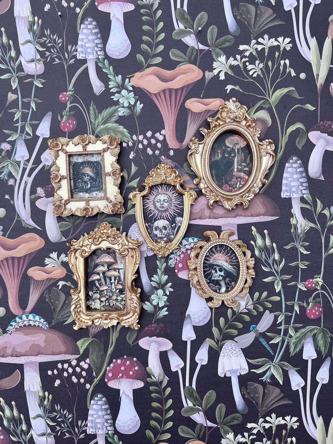 Whimsigoth 90s Inspired Oddity Framed Wall Art Cottage Goth Victorian ...