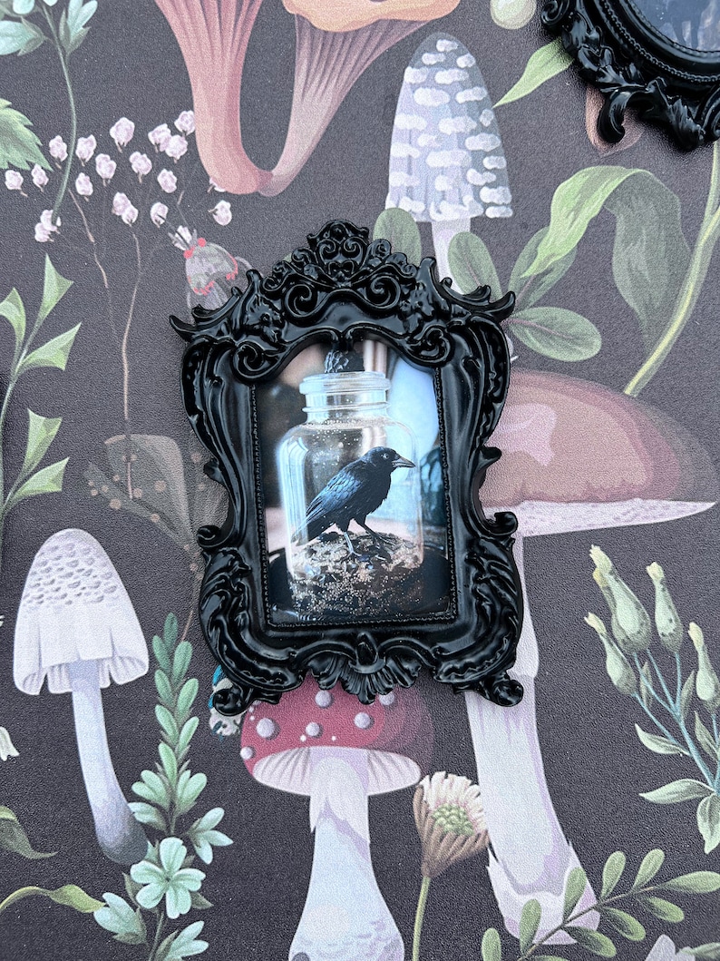 Gothic Wall Art Oddities and Curiosities AI Framed Wall Hanging Dark ...