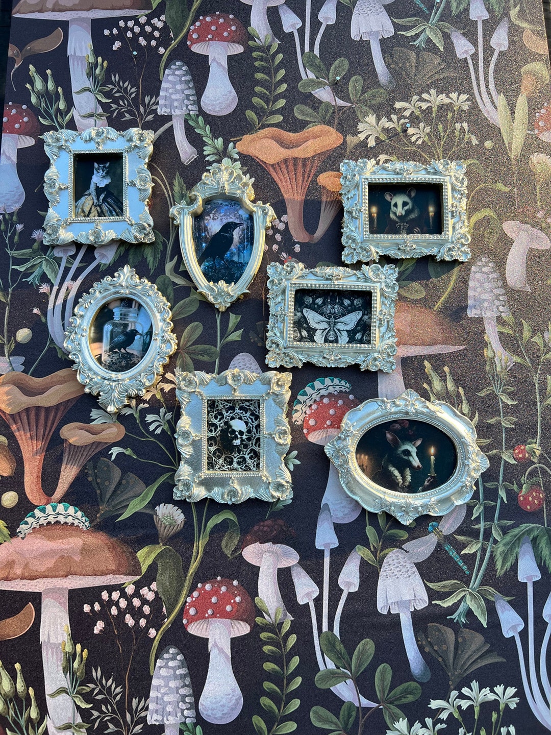 Victorian Gothic Framed Oddity Art Painting Style AI Oddities Wall ...