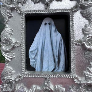 Haunted Oddity Art Ghost Halloween Victorian Painting Style AI Framed ...