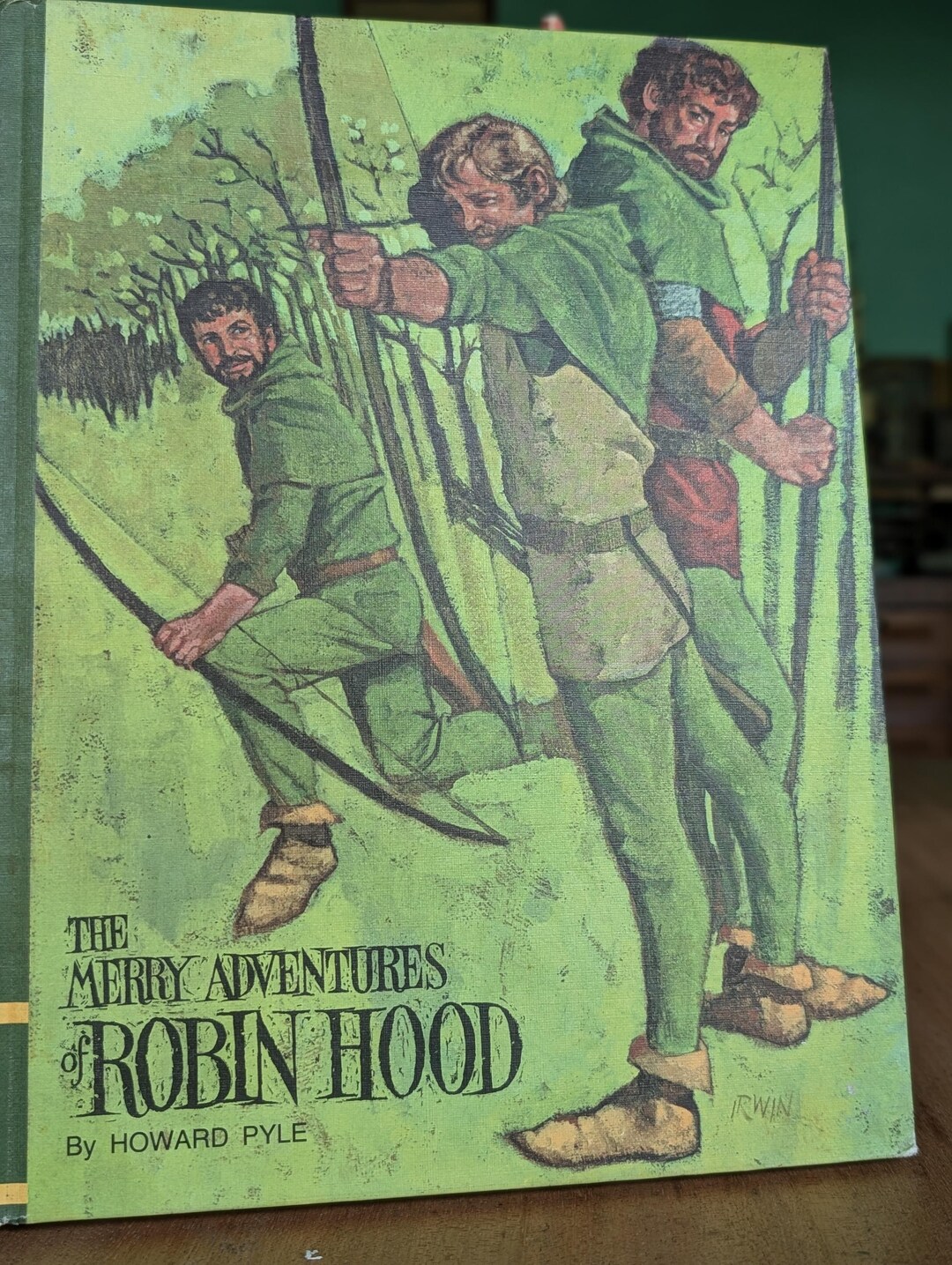 The Merry Adventures of Robin Hood Illustrated Vintage Large Hardback ...
