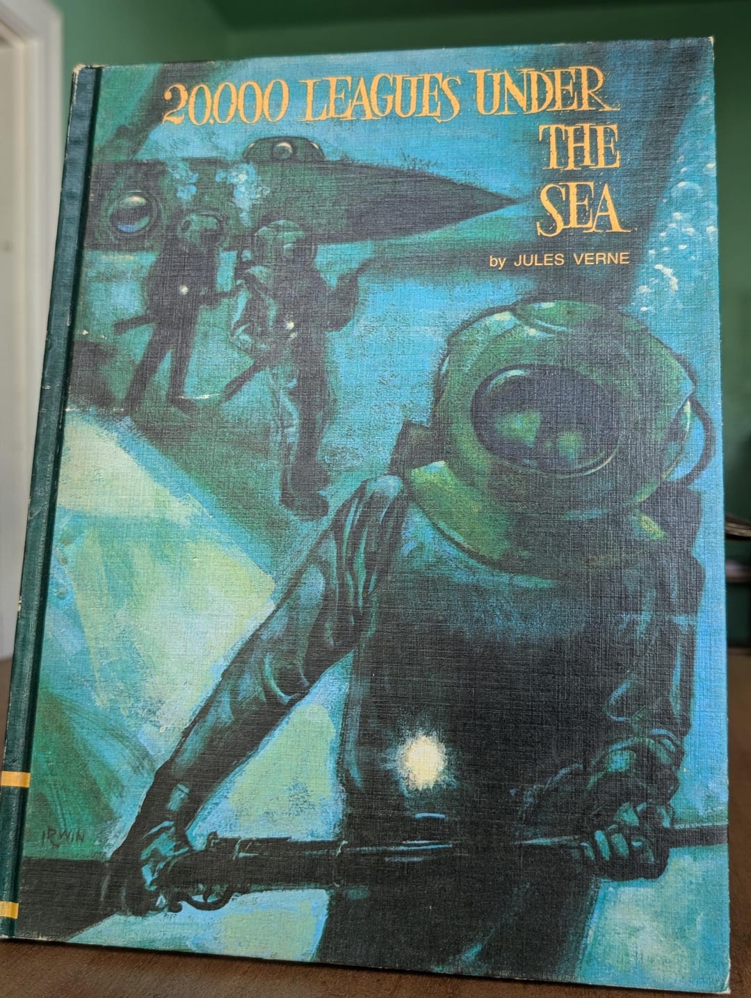 20,000 Leagues Under the Sea Illustrated Vintage Large Hardback Book - Etsy
