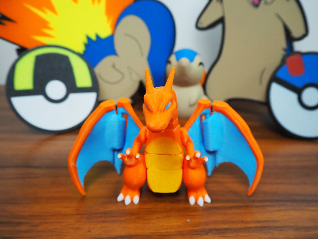 Pokemon Figures: Articulated Charizard - Etsy