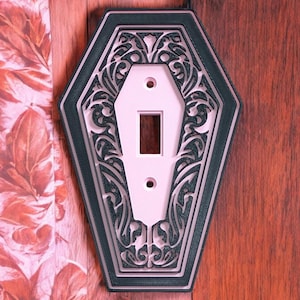 Gothic Coffin Light Switch Cover - Custom Colors, 1 Gang Toggle ...