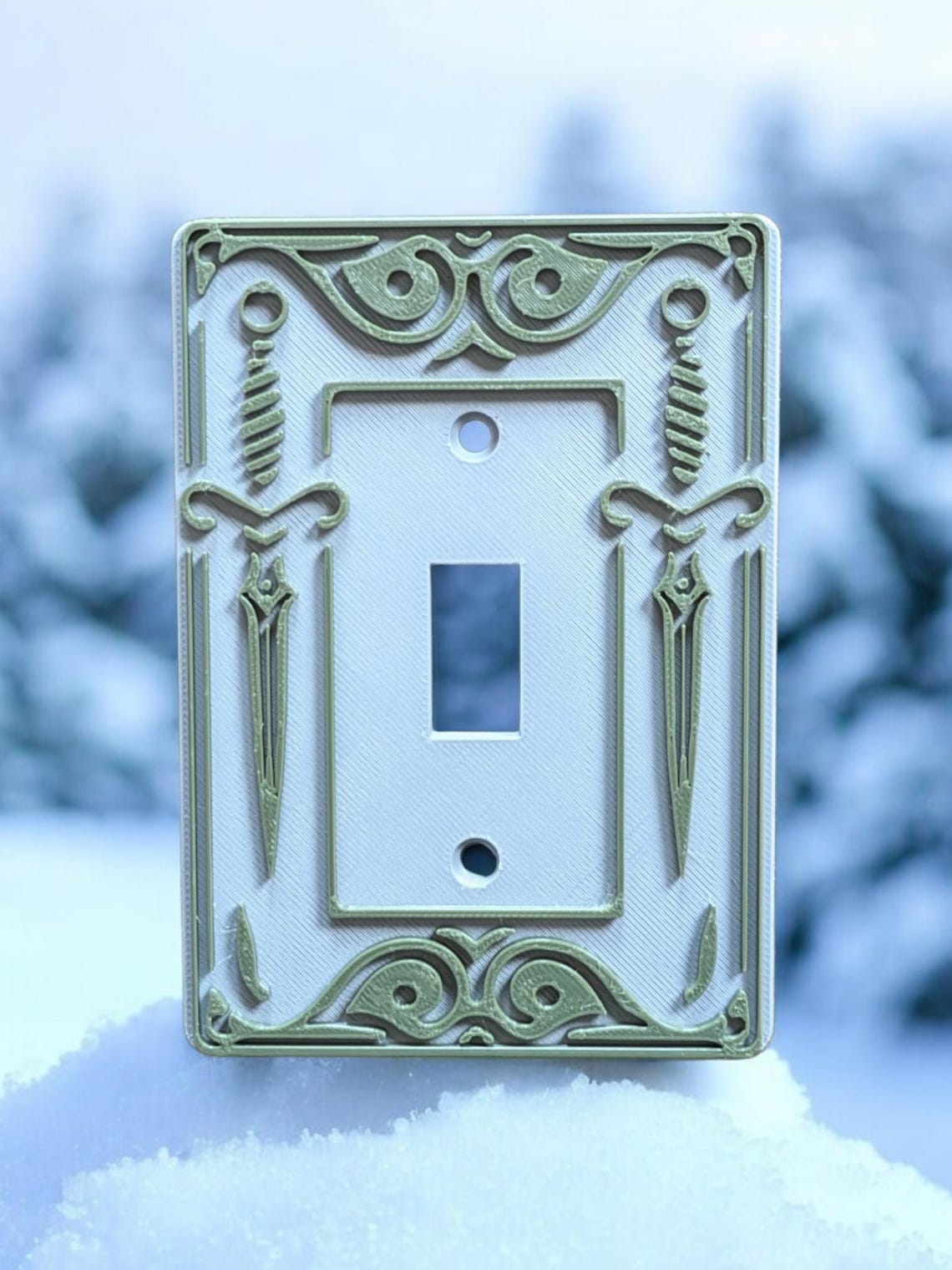 Gothic Dagger Blade Knife Light Switch Cover Custom Colors Single 1 ...