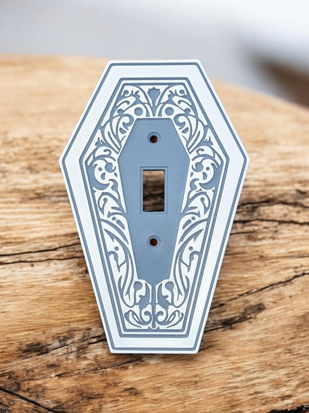 Gothic Coffin Light Switch Cover - Custom Colors, 1 Gang Toggle ...