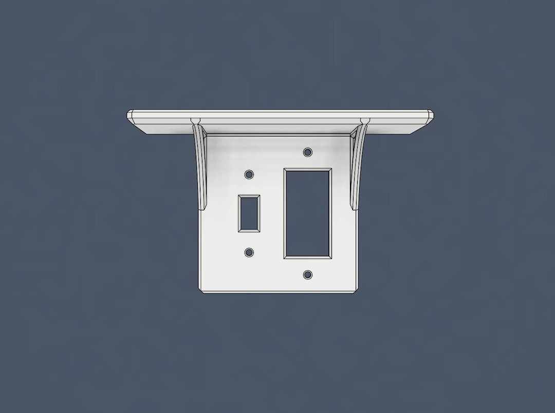 Upper Shelf Collection - Combination Light Switch Outlet Cover ...