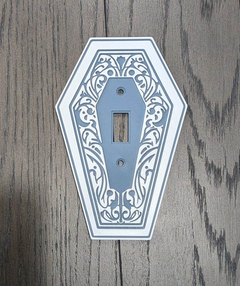 Gothic Coffin Light Switch Cover Custom Colors Single 1 Gang Toggle ...