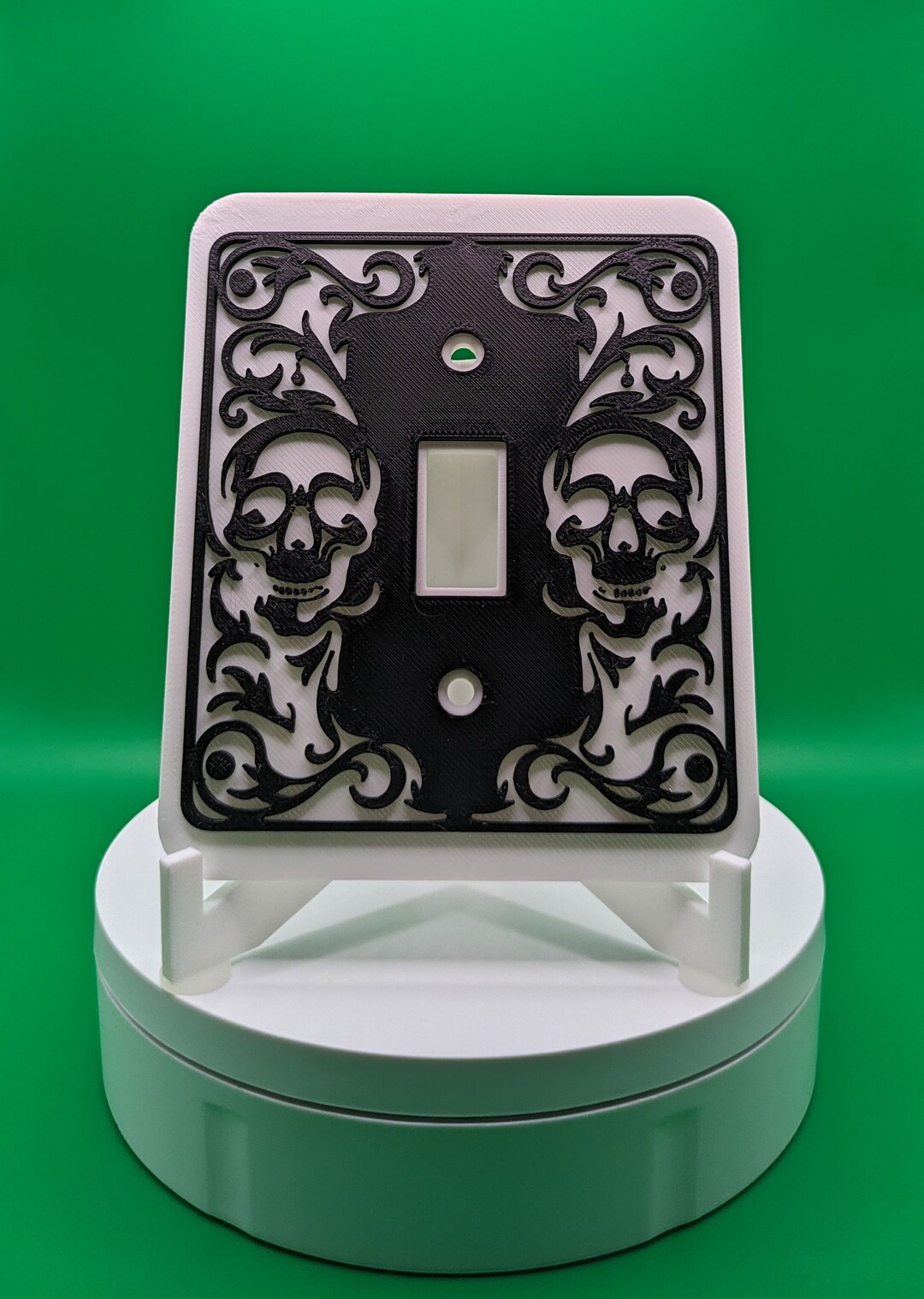 Skull Toggle Light Switch Cover Gothic Home Decor, 3D Printed, Perfect ...