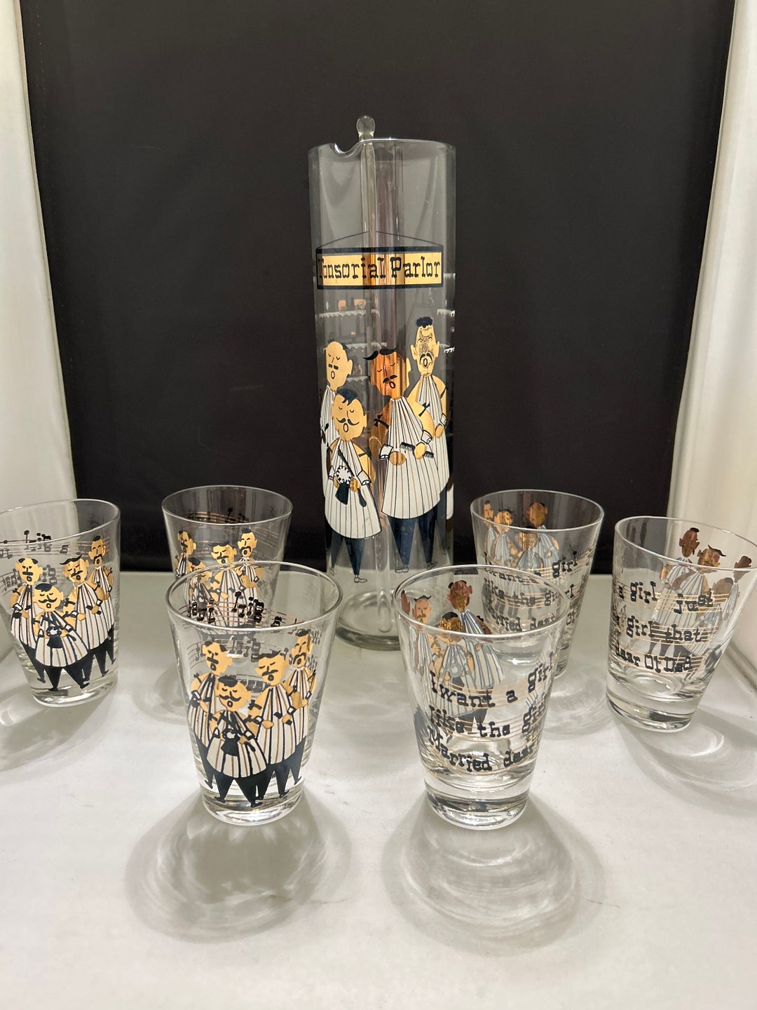 8 Piece Gay Fad Bar Set - Etsy