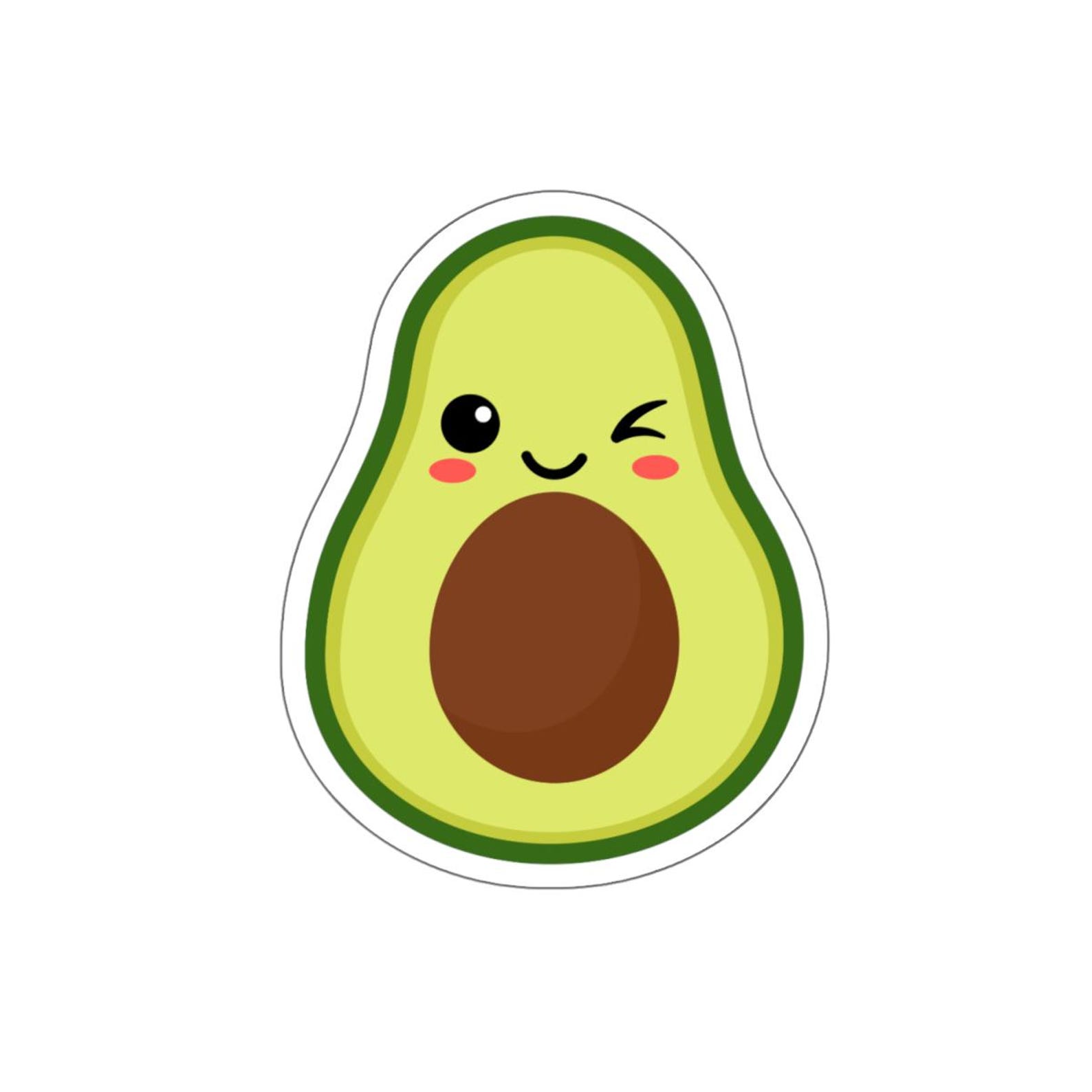 Custom Avocado Stickers Add a Unique Touch to Your Spaces - Etsy