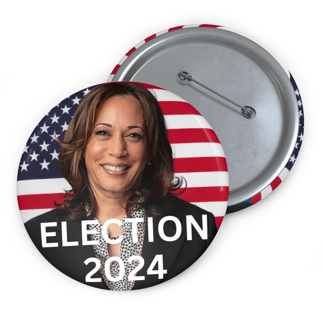 Kamala Harris 2024 Election Campaign Buttons Democratic Button ...