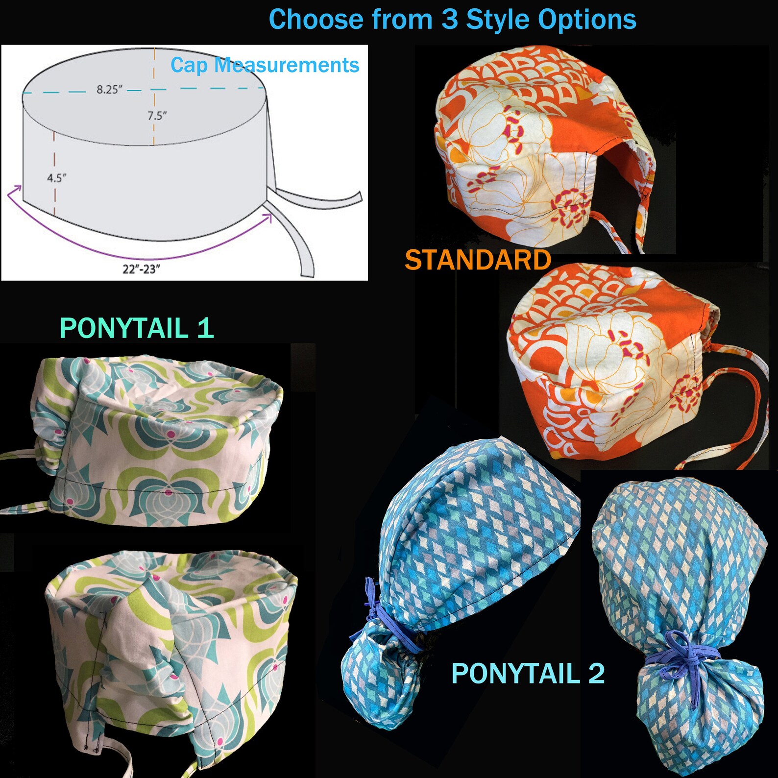 Scrub Cap Surgical Hat Nurse Doctor Cap Mens and Womens - Etsy