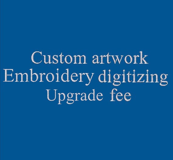 Art & Collectibles Embroidery Fiber Arts CUSTOM Embroidery Fee ...