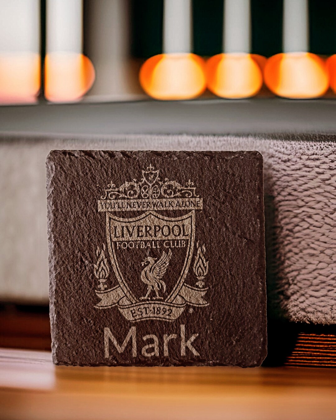 Personalised Slate Coaster With Your Favourite Football Team ...