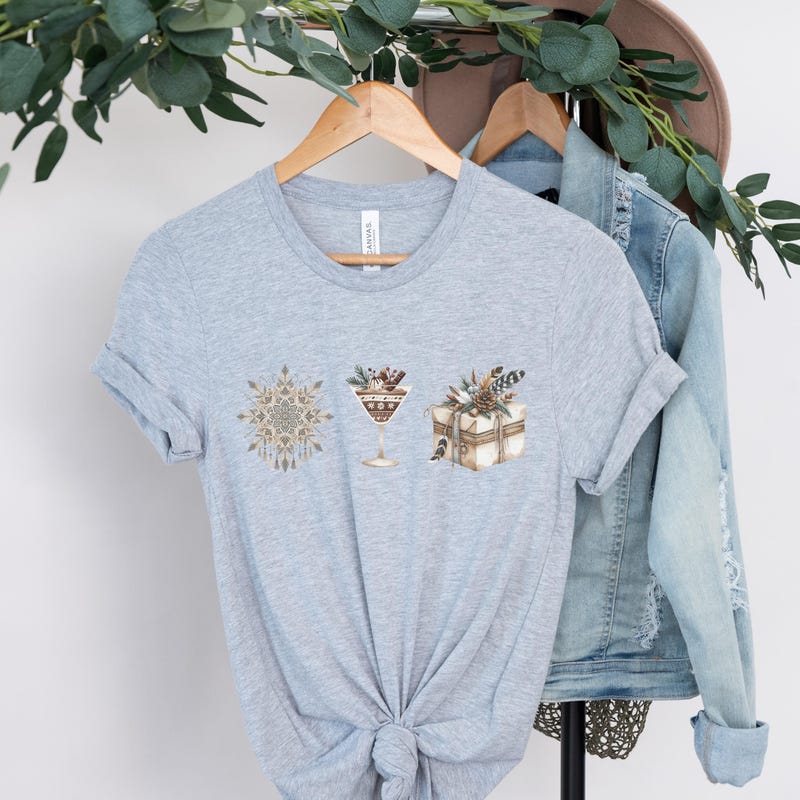 Christmas Graphic Tees - Etsy