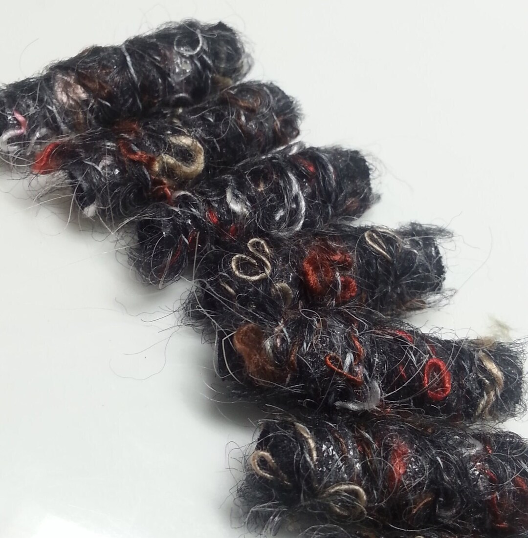 Fiber Bead Set: Earth Tone Wool Dreadlock Beads (set of 6) - Etsy