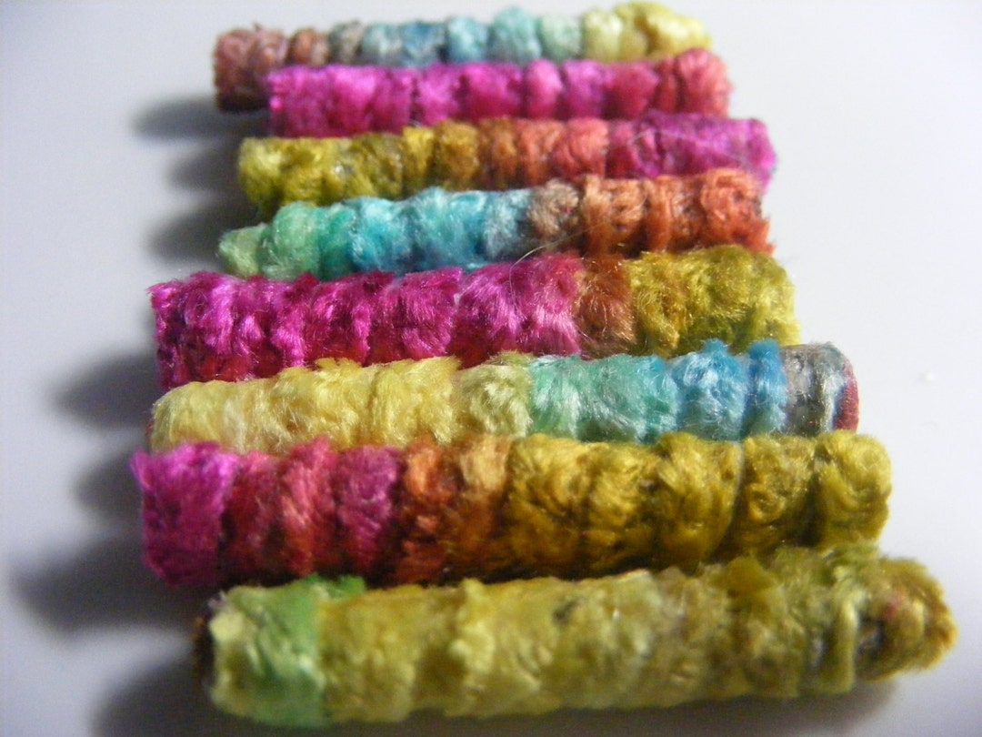 Set of 6 Fabric Beads. We're Fiber Bead and Can Run a Long Time on One ...