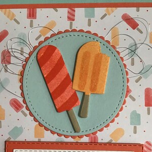 Handmade Card, Ice Cream Card, Ice Pops, Birthday Card, Summer, SWEET ...