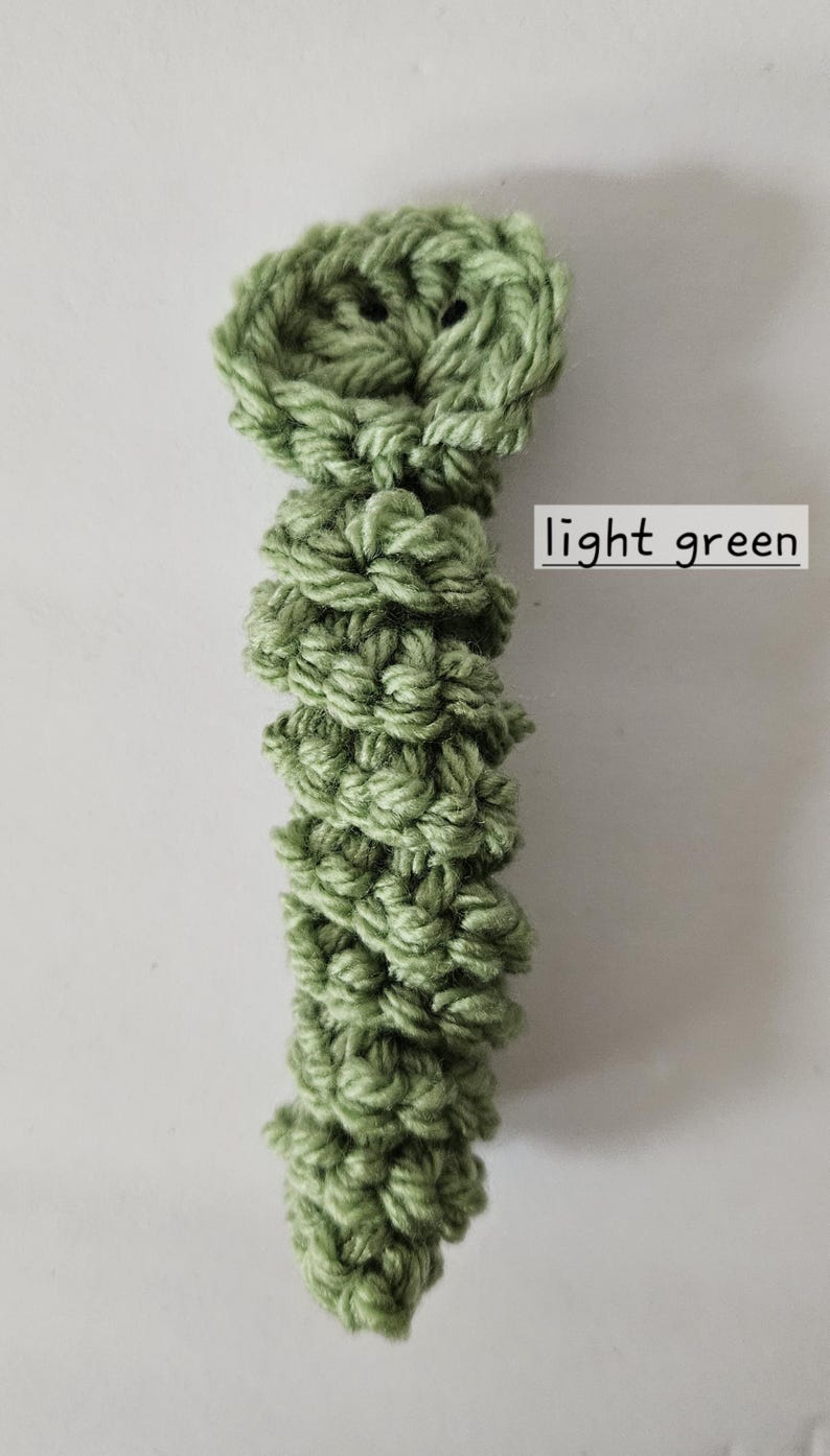 Handmade Crochet Worry Worm/calming/sensory/pocket Hug/anxiety Pet ...