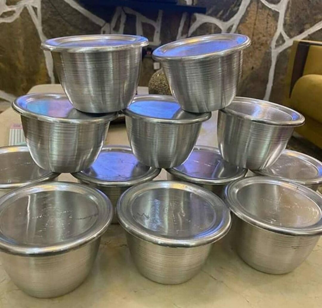 Moi Moi Container/ Moin Moin Pan / Stainless Steel Container 6pcs - Etsy