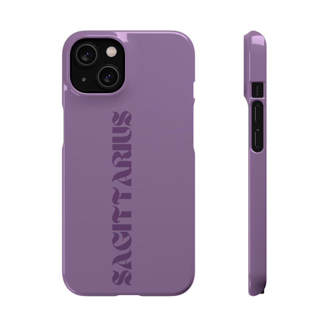Sagittarius Purple Snap Phone Case - Etsy UK