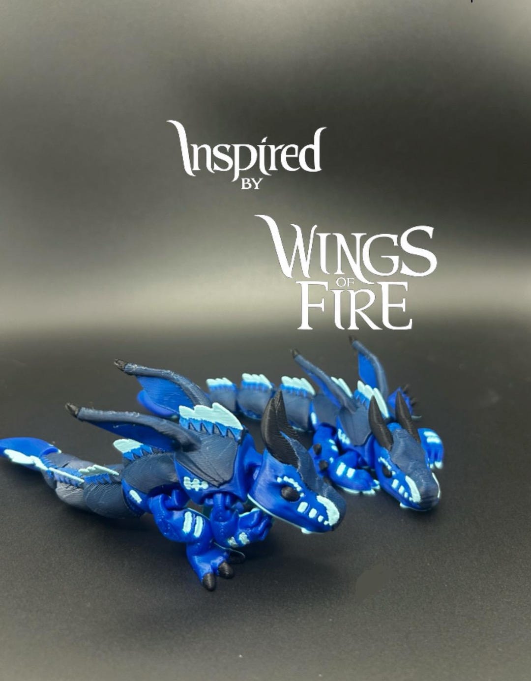 Sea Wing Inspired by Wings of Fire Dragon, Articulated Toy - Etsy