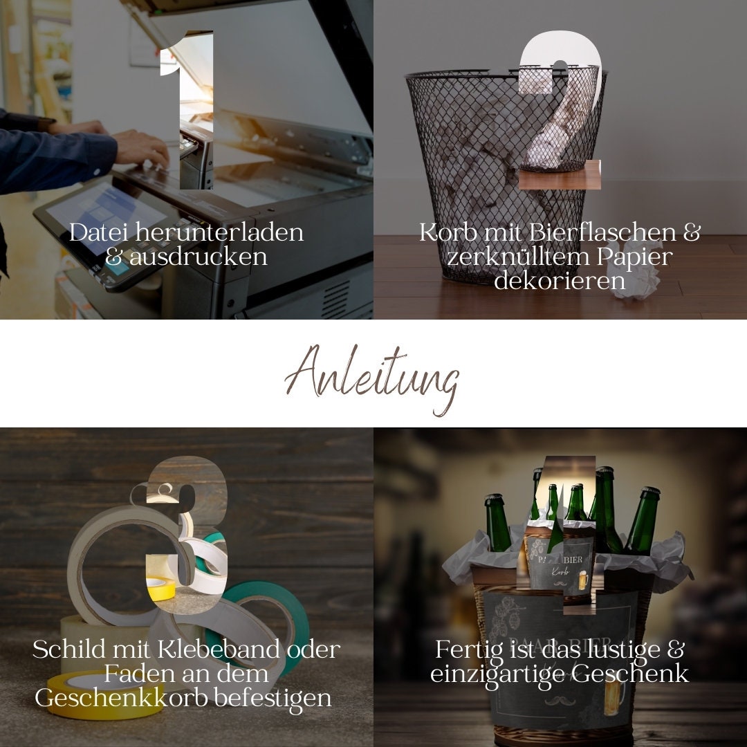 Paar Bier Korb – Lustiges Biergeschenk als digitaler Download - Etsy.de